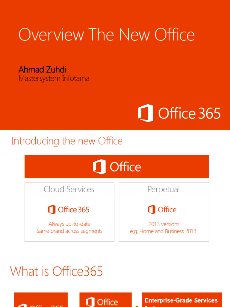Introduction Office 365 Office | PDF | Microsoft Office | Cloud Computing
