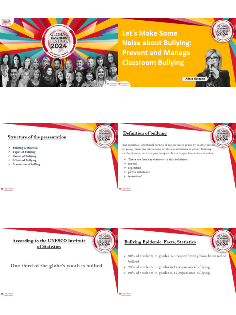 Let_s_Make_Some_Noise_about_Bullying_Prevent_and_Manage_Classroom_Bullying | PDF | Bullying ...