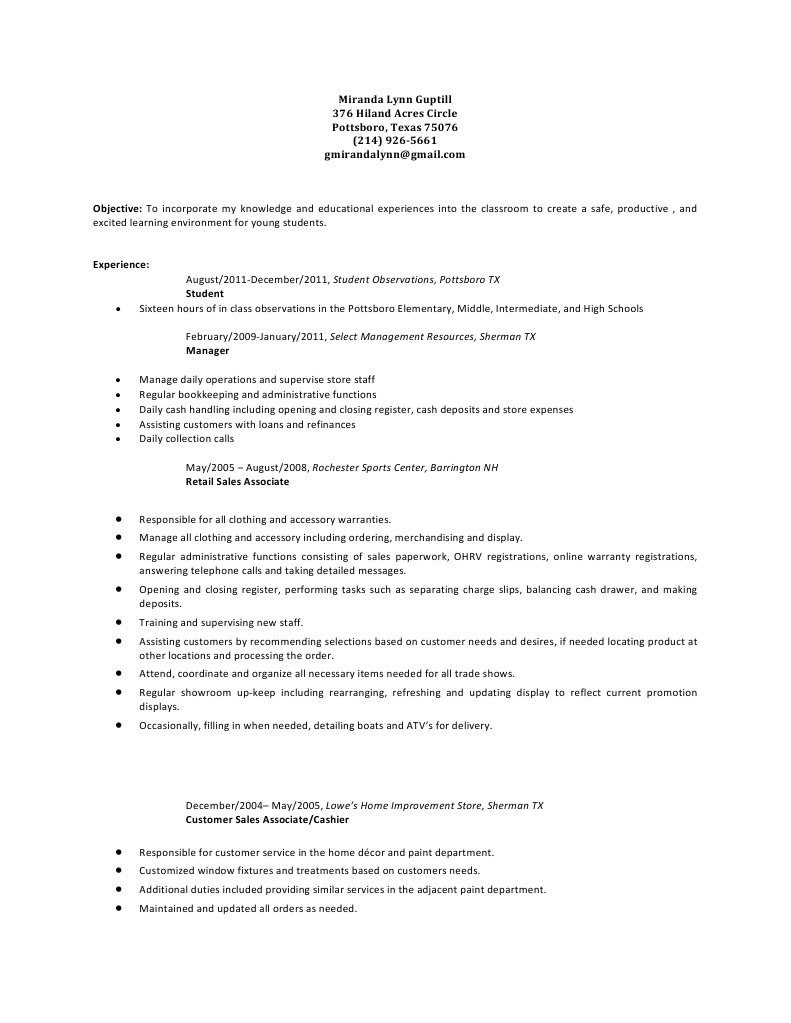 MG Resume | PDF