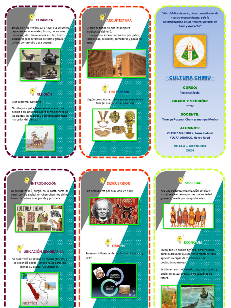 TRIPTICO Cultura Chimú | PDF