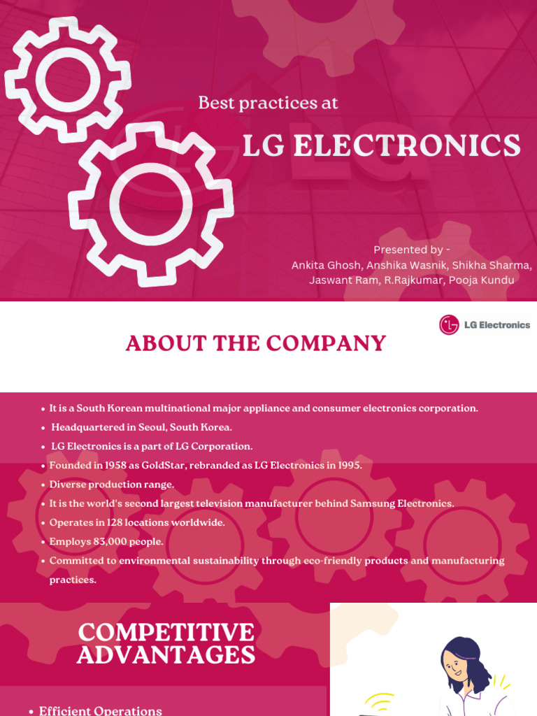 LG Electronics Best Practices Overview | PDF