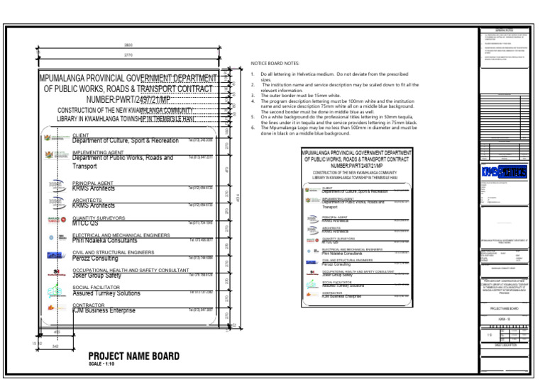 Kwamhlanga Community Library Project | PDF | Engineering