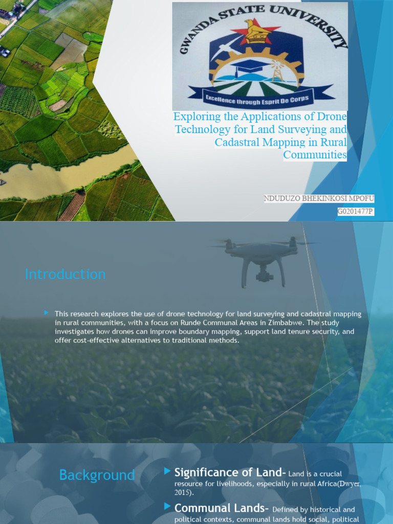 Exploring The Applications of Drone Technology For Land-2 | PDF ...