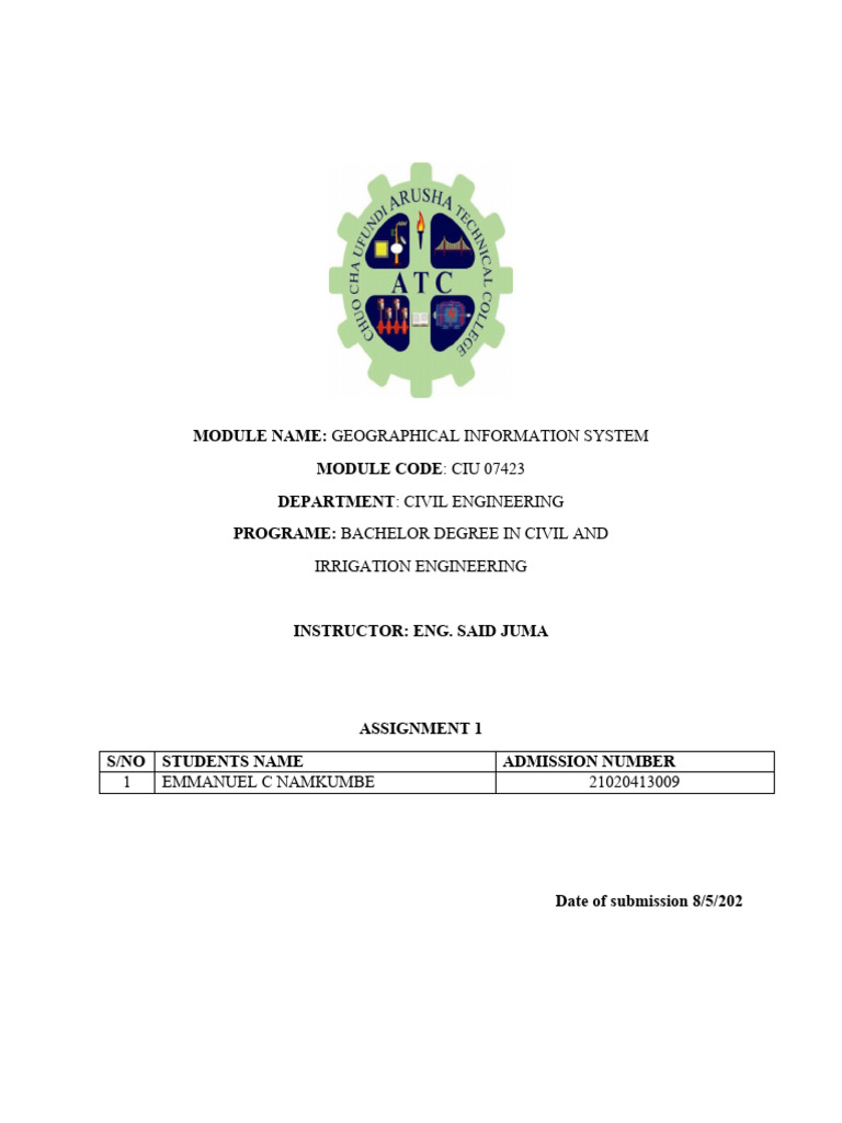 Emma Prac1 | PDF | Arc Gis | Data