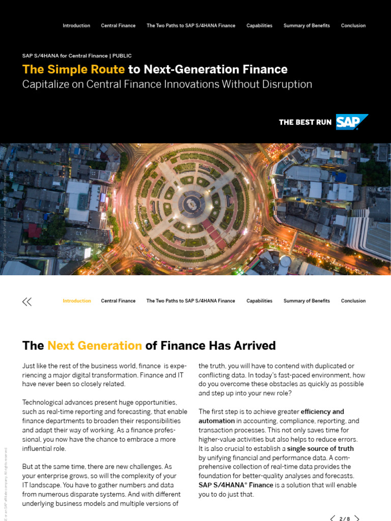 The Simple Route To Next-Generation Finance - Capitalize On Central Finance Innovations Without ...