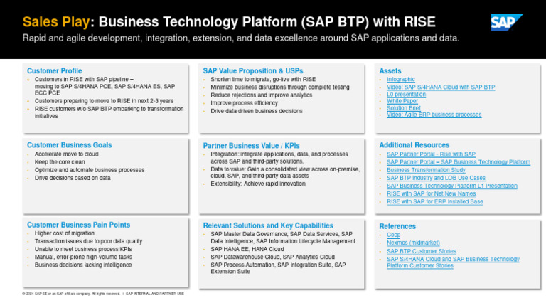 SAP BTP and RISE Integration Strategies | PDF | Cloud Computing ...