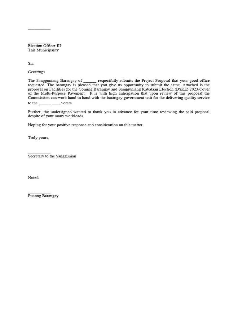 Letter To Comelec | PDF