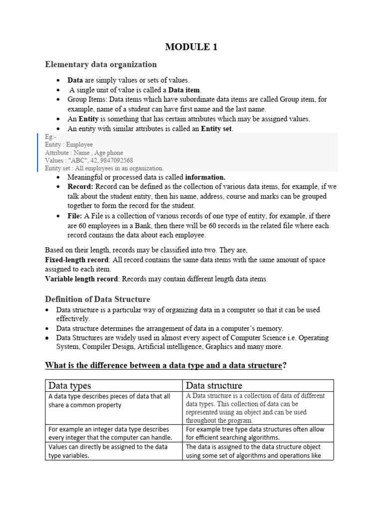 DS 1 | PDF | Time Complexity | Data Type