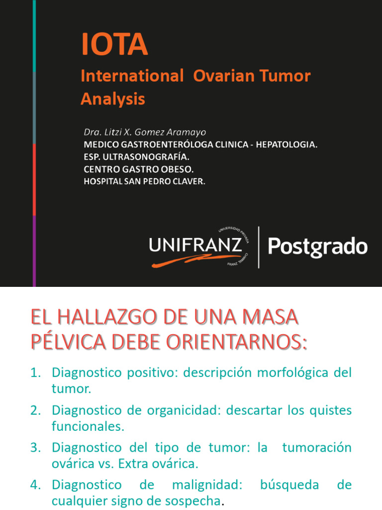 Iota o Rads | PDF | Neoplasias | Ovario