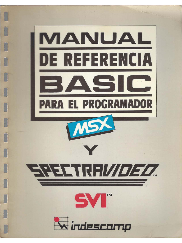 Manual de Referencia BASIC para El Programador | PDF