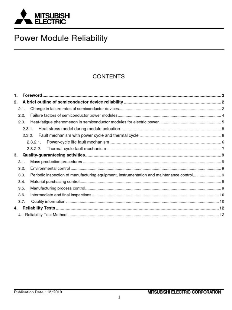 Powermodule Reliability e | PDF | Reliability Engineering | Field ...