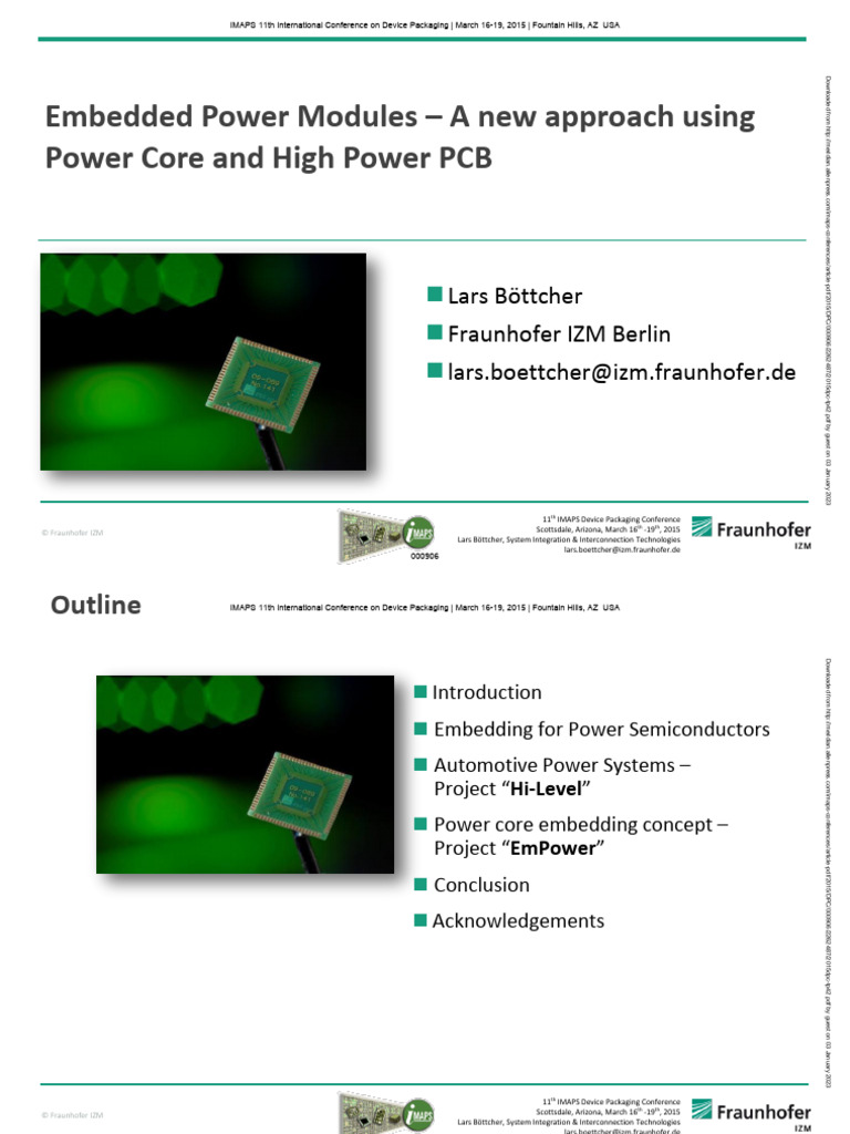 Embedded Power Modules Insights | PDF | Integrated Circuit | Printed ...