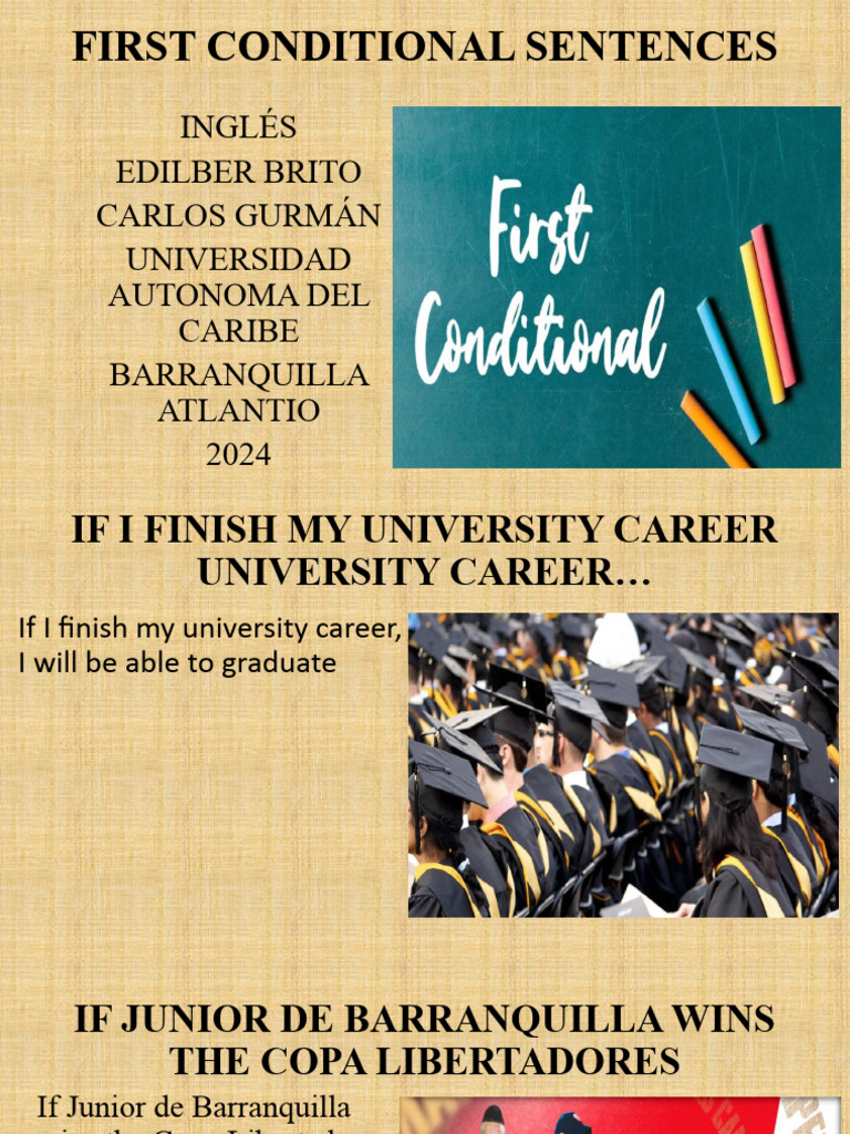 First Conditional, Edilber Brito | PDF | Language Arts & Discipline