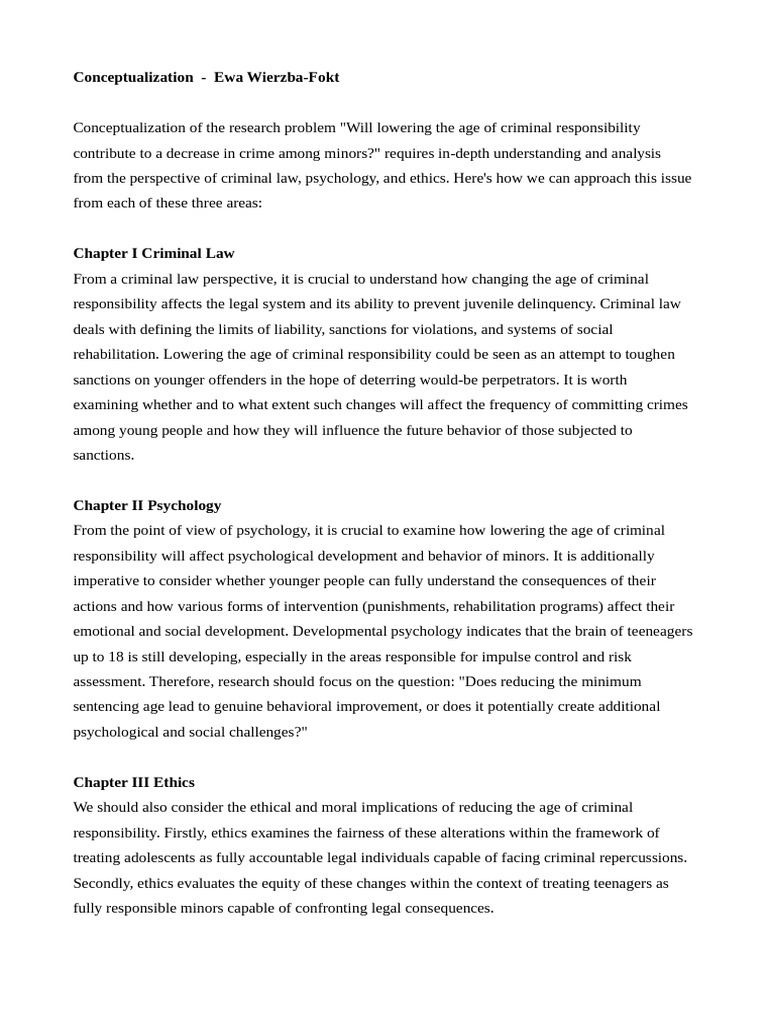 Assignment 2 - Ewa Wierzba-Fokt | PDF | Crime & Violence | Crimes