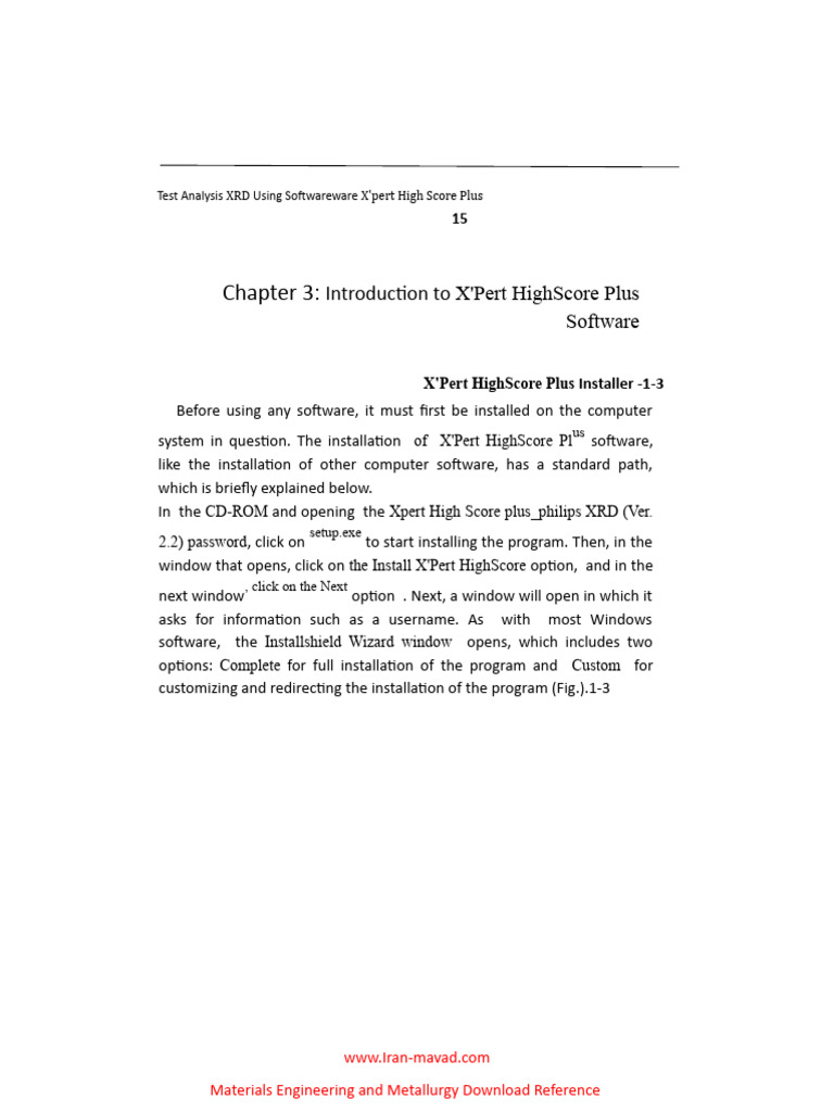 X'Pert HighScore Plus Installation Guide | PDF | Databases | Software ...