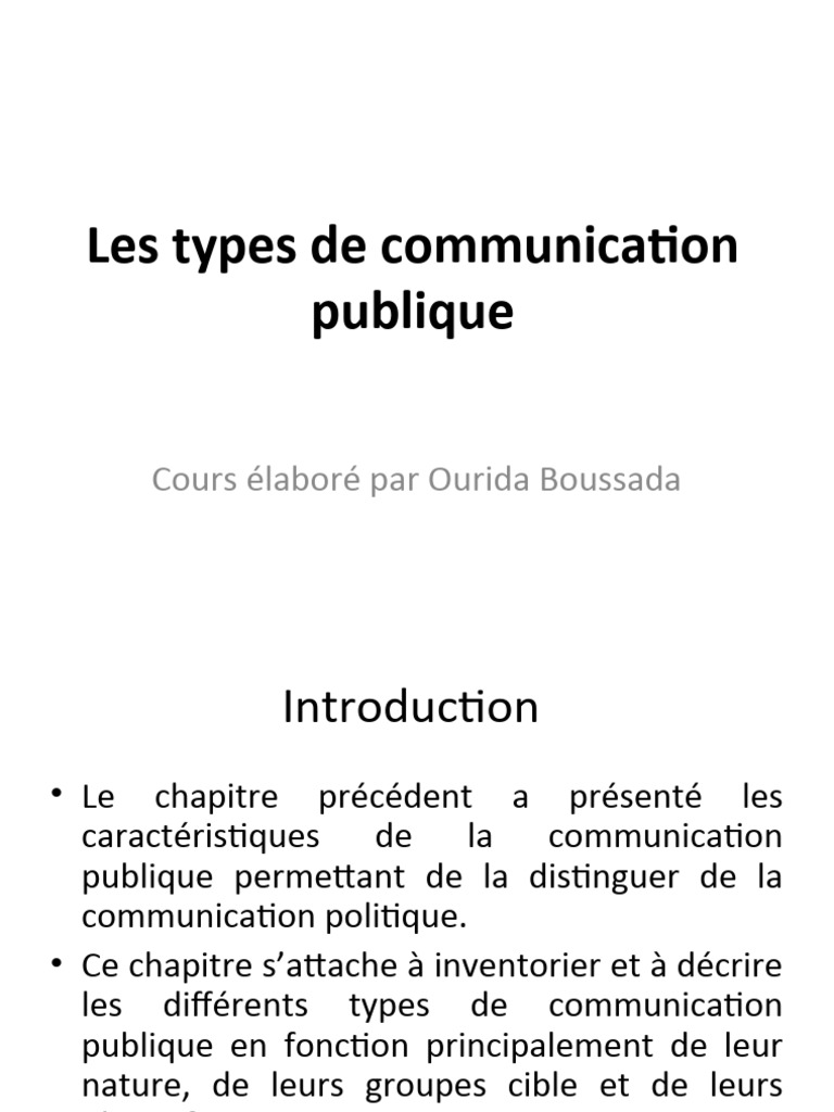 Comprendre la Communication Publique | PDF | la communication | Publicité