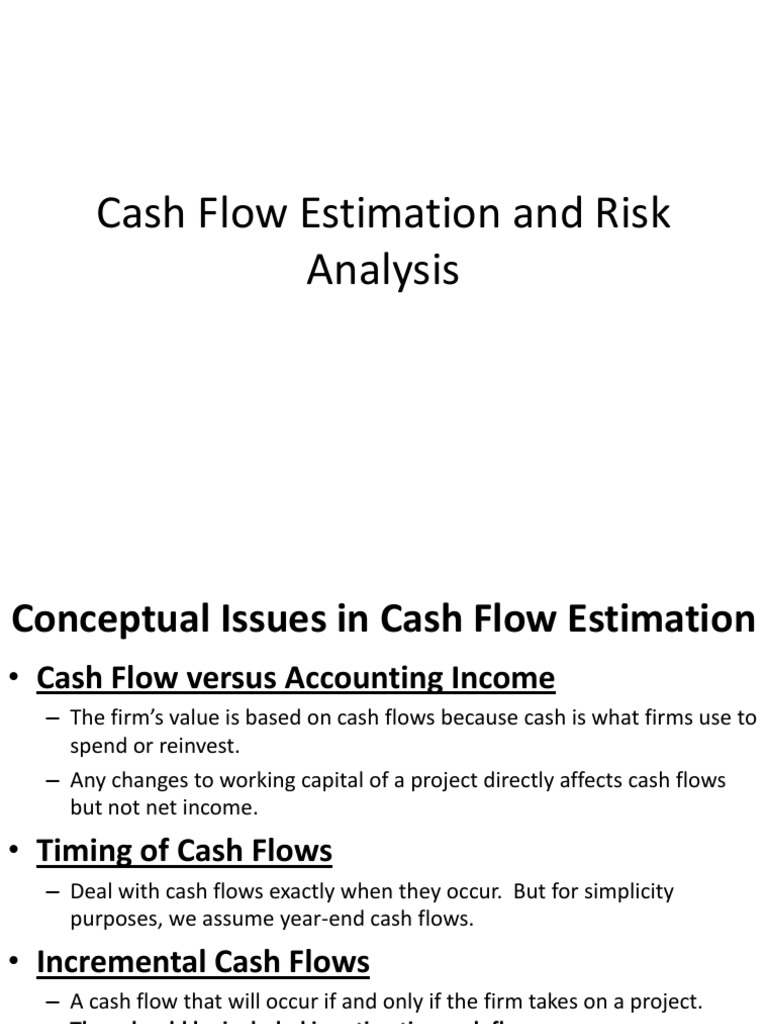 Cash Flow Estimation and Risk Analysis | PDF | Capital Budgeting | Beta ...