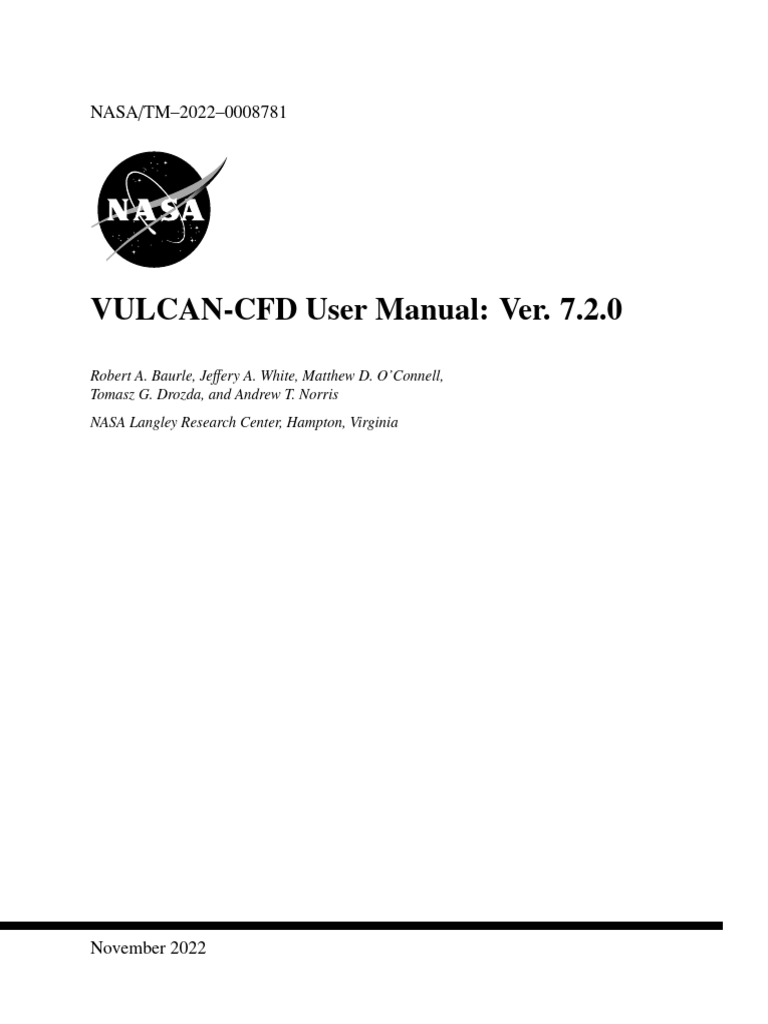 VULCAN-CFD User Manual Overview | PDF | Message Passing Interface ...
