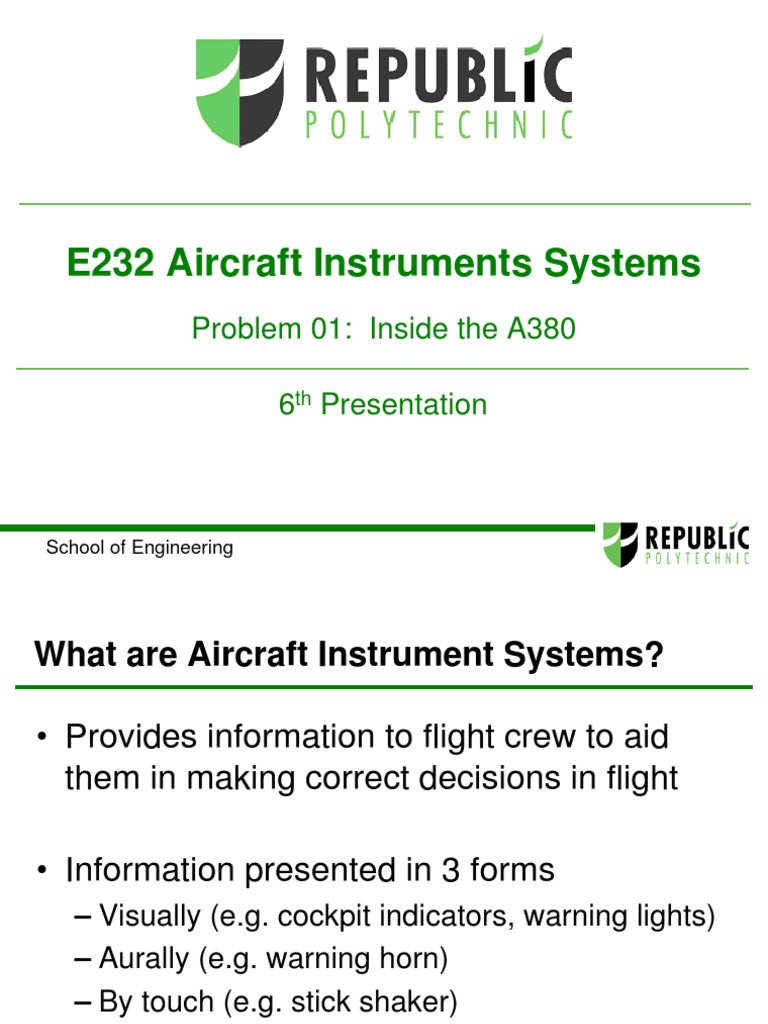E232 S01 Inside The A380 | PDF | Cockpit | Aviation