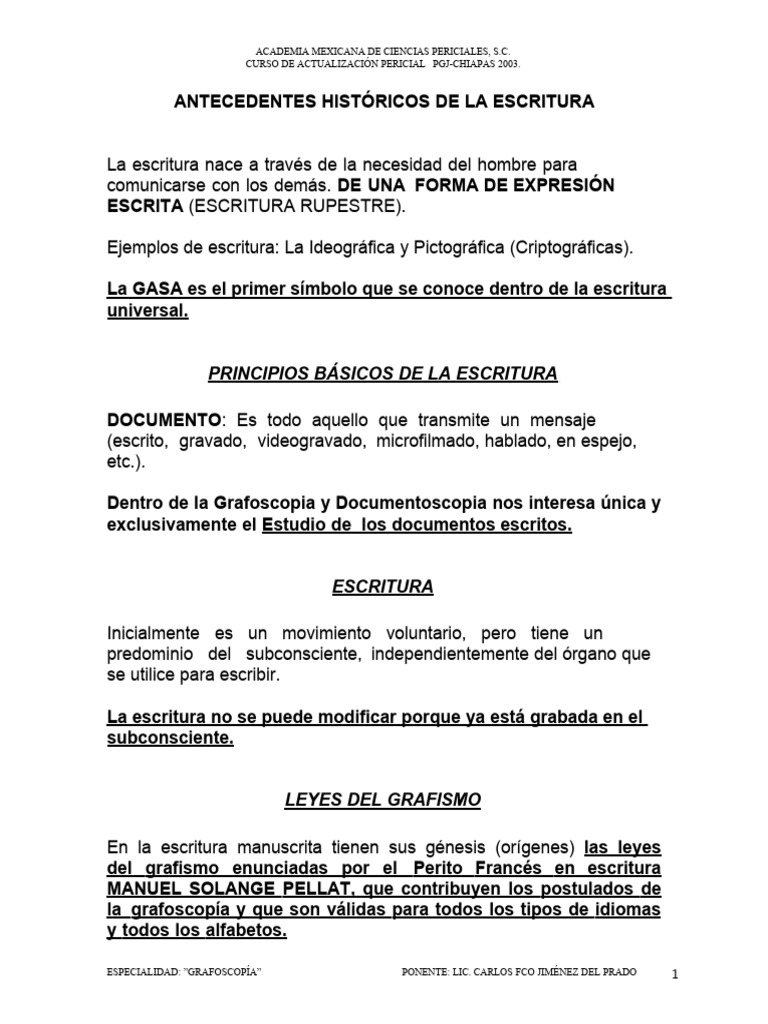 Antecedentes Historicos de La Escritura2023. | PDF | Escritura | México