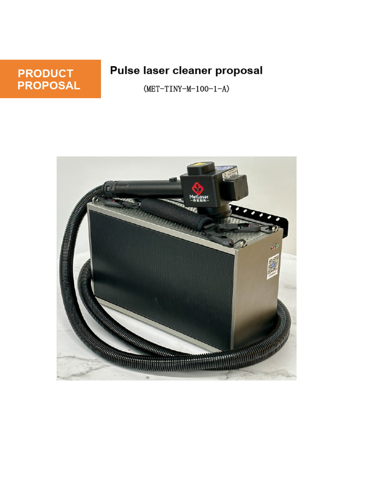 100W Laser Cleaner Proposal | PDF | Laser | Materials