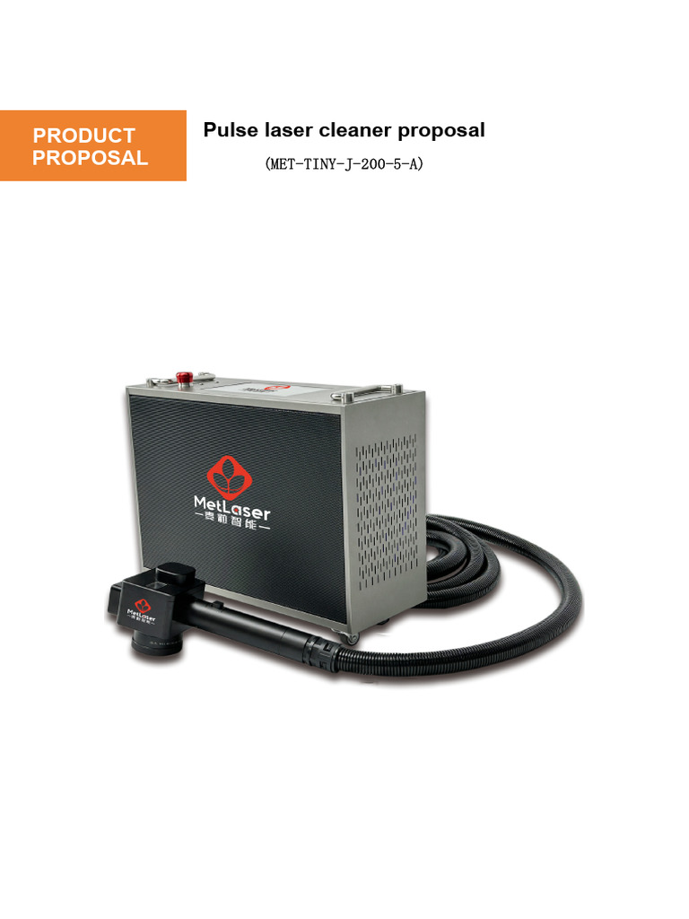 200W Air-Cooled Laser Cleaner | PDF | Laser | Wireless