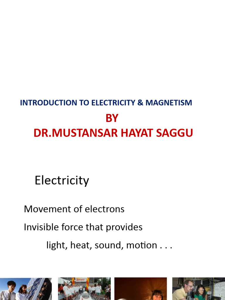 Lecture 5 Electric and Magnetic Fields - Mechanical Engineering IIUI ...