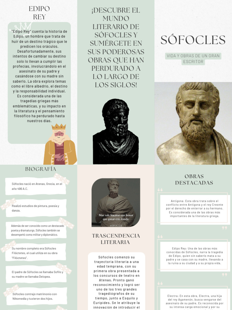 Tríptico Sobre Sófocles | PDF | Sófocles | Edipo