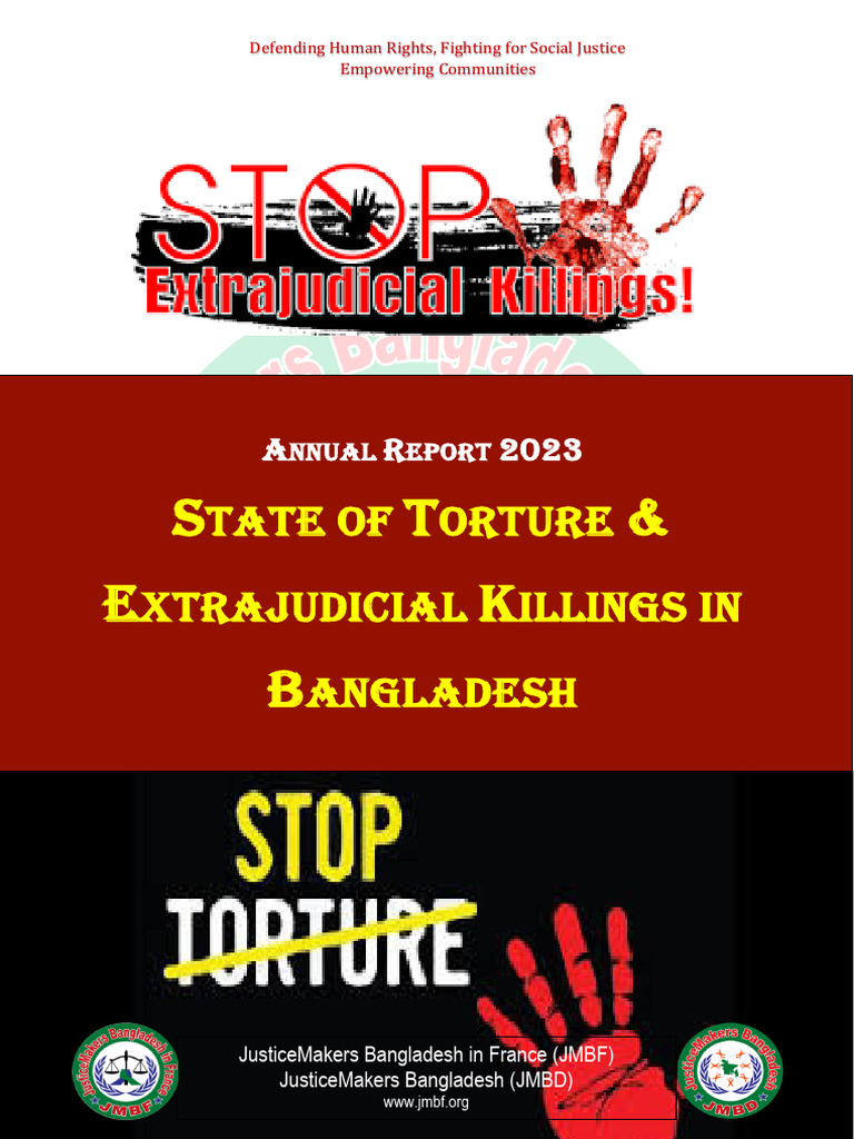 JMBF Annual State of Torture and Extrajudicial Killing in Bangladesh 2023 | PDF | Torture | Justice