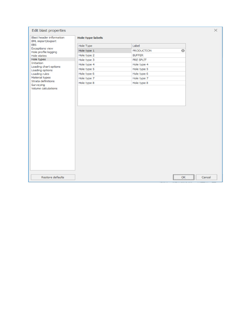 Drill Hole Pattern and Filling Explosive | PDF