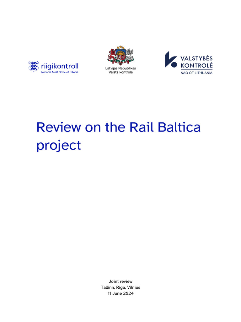 Review of The Rail Baltica Project | PDF | Economies