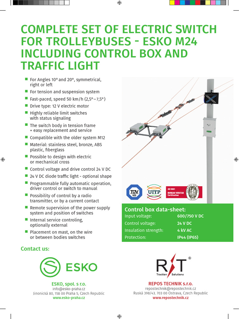 ESKO Trolleybus Switch | PDF | Technology & Engineering