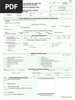 Formato SF-001 Tamaulipas Editable | PDF | Documentos legales