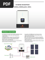 Deye 12Kw 3 Phase Hybrid Inverter Data Sheet | PDF | Alternating ...