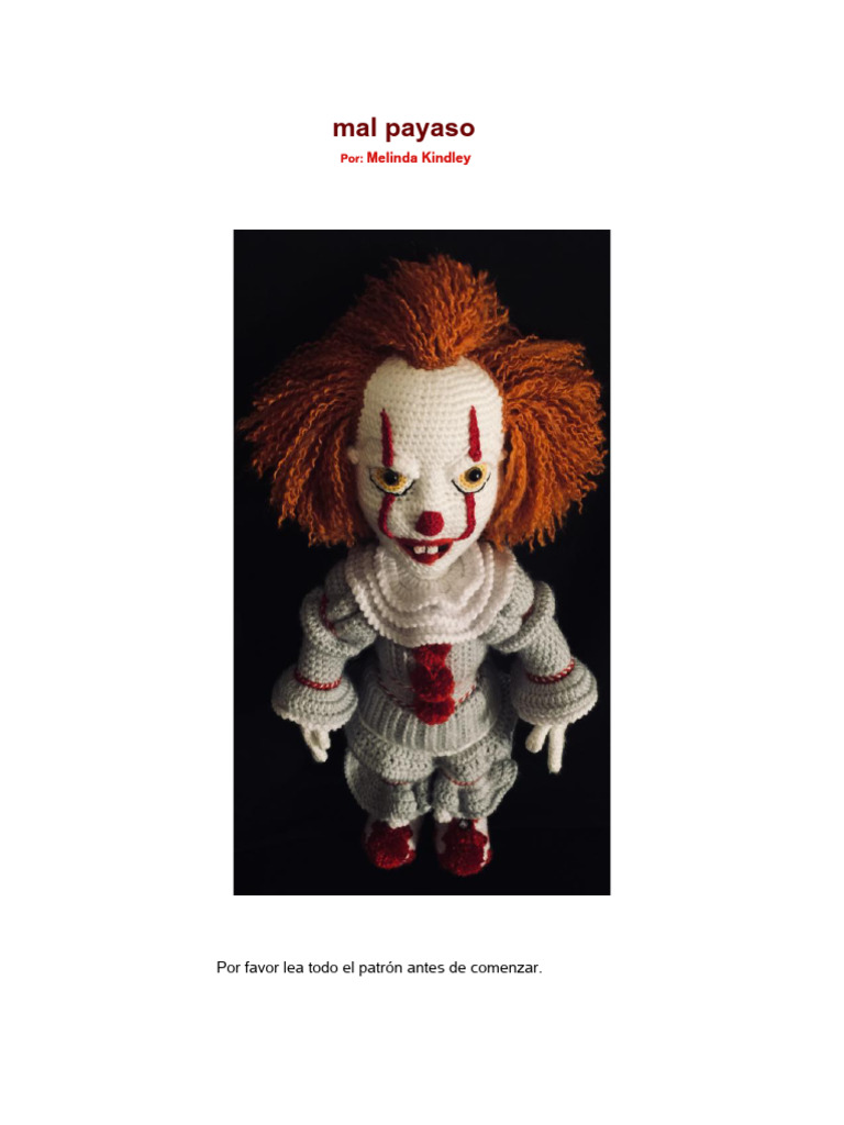 Payaso Eso | PDF | Tejer | Mano