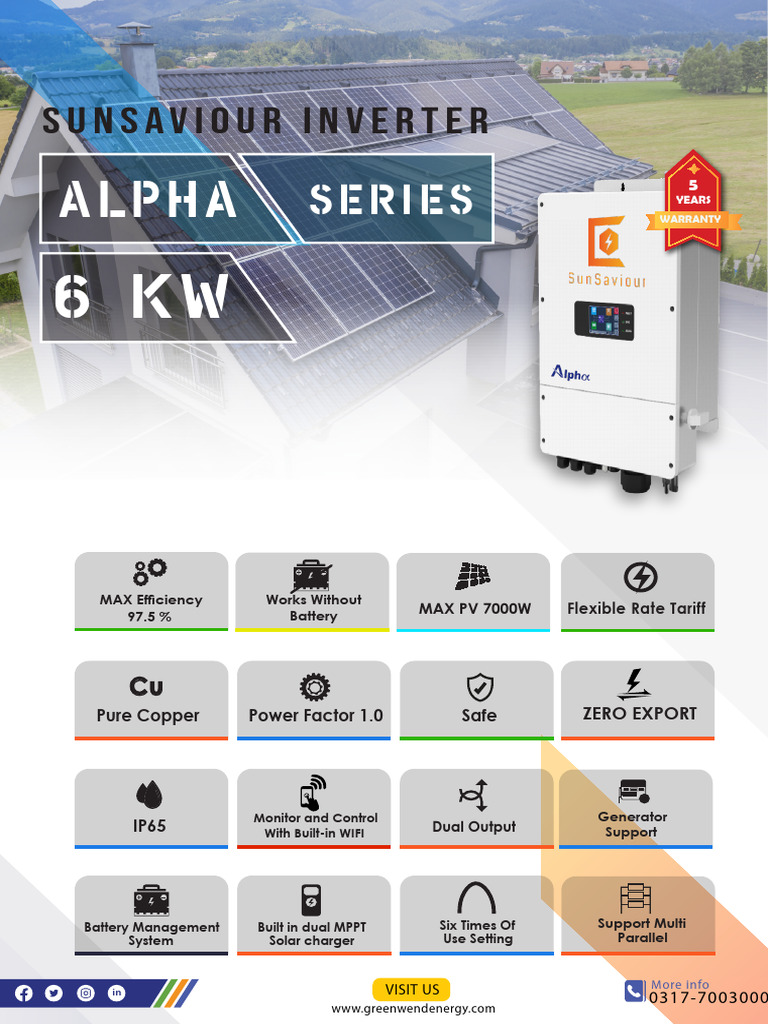 alpha series inverter | Download Free PDF | Power Inverter | Electrical Engineering