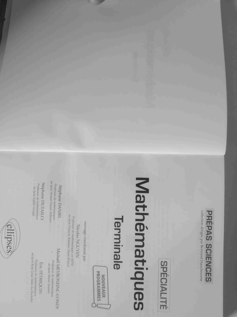 Nguyen Et Al - Mathématiques Terminale Programme 2020 (2020) | PDF