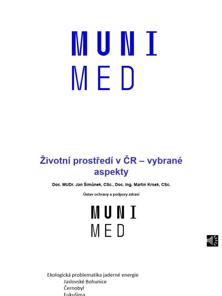 Zivotni Prostredi CR Prezentace Komentovana | PDF