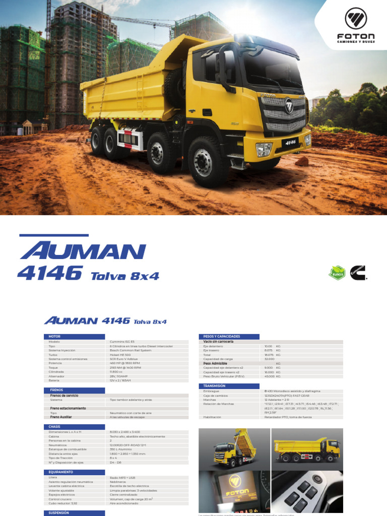 1649436579572foton 4146-Web | PDF | Eje | Vehículo de motor