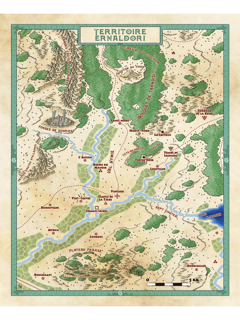 Runequest v7 - Kit - Carte Territoire Ernaldori | PDF
