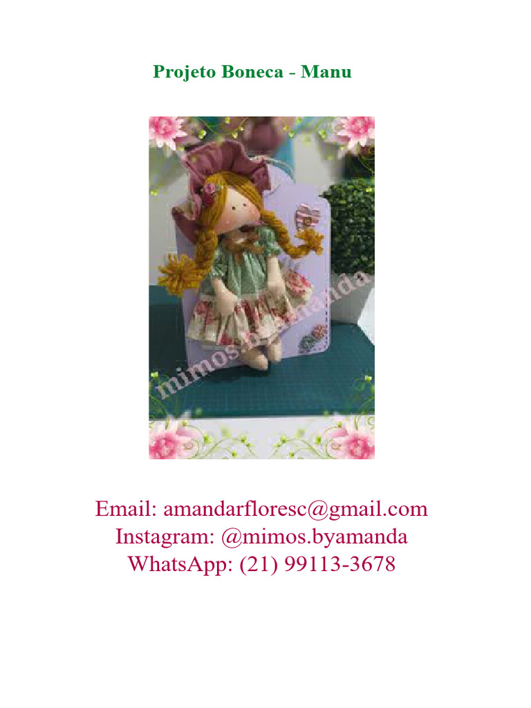 Projeto Boneca - Manu | PDF | Roupas