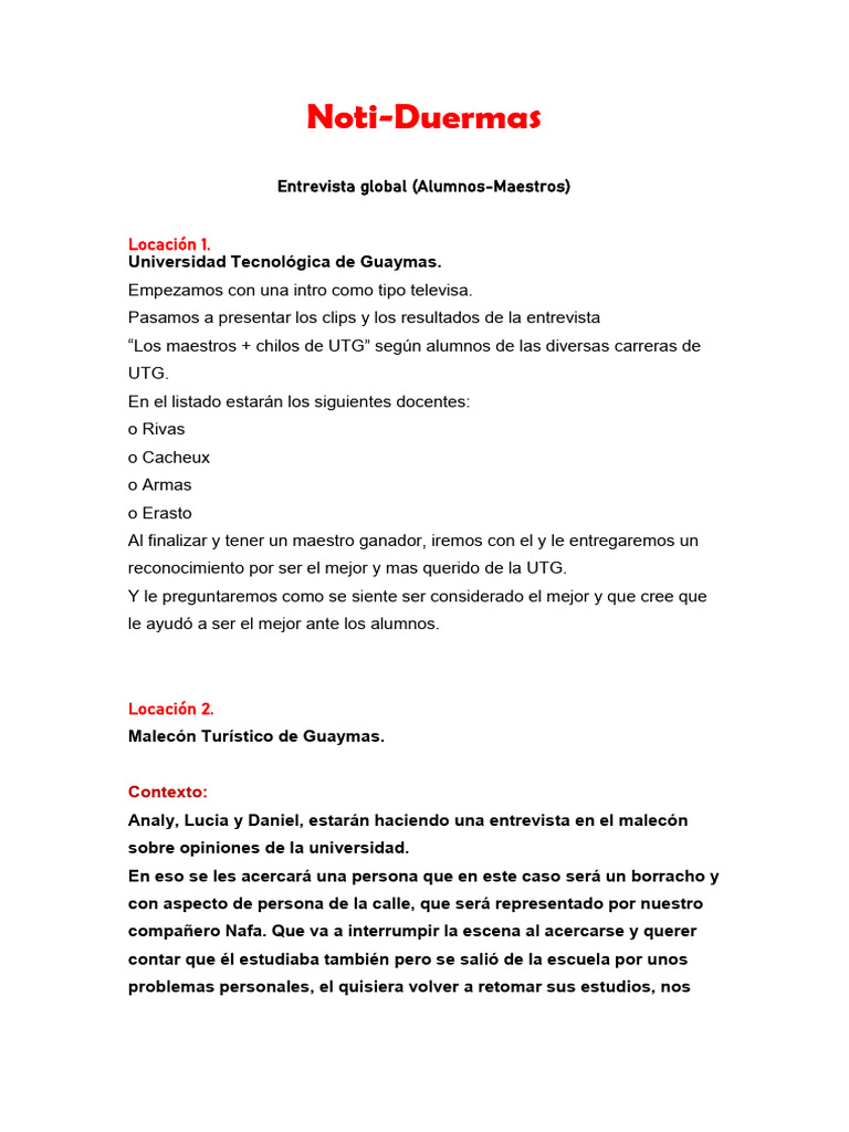 Noti Duermas | PDF | Arte