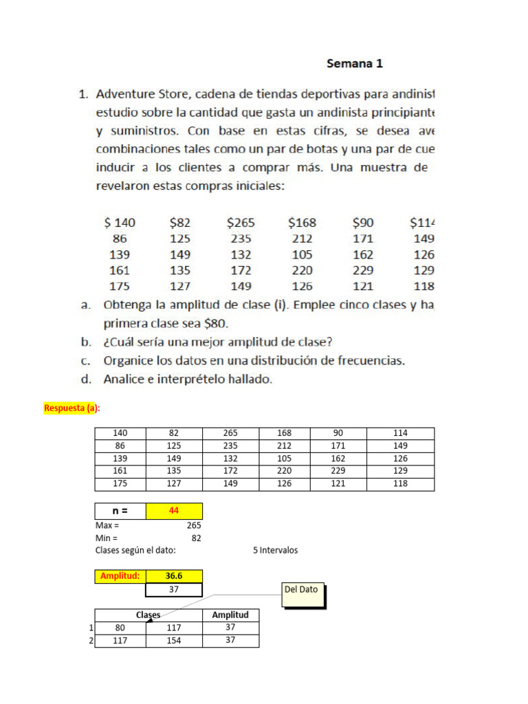 Control Nº1 Curso Estadistica MEGOP | PDF