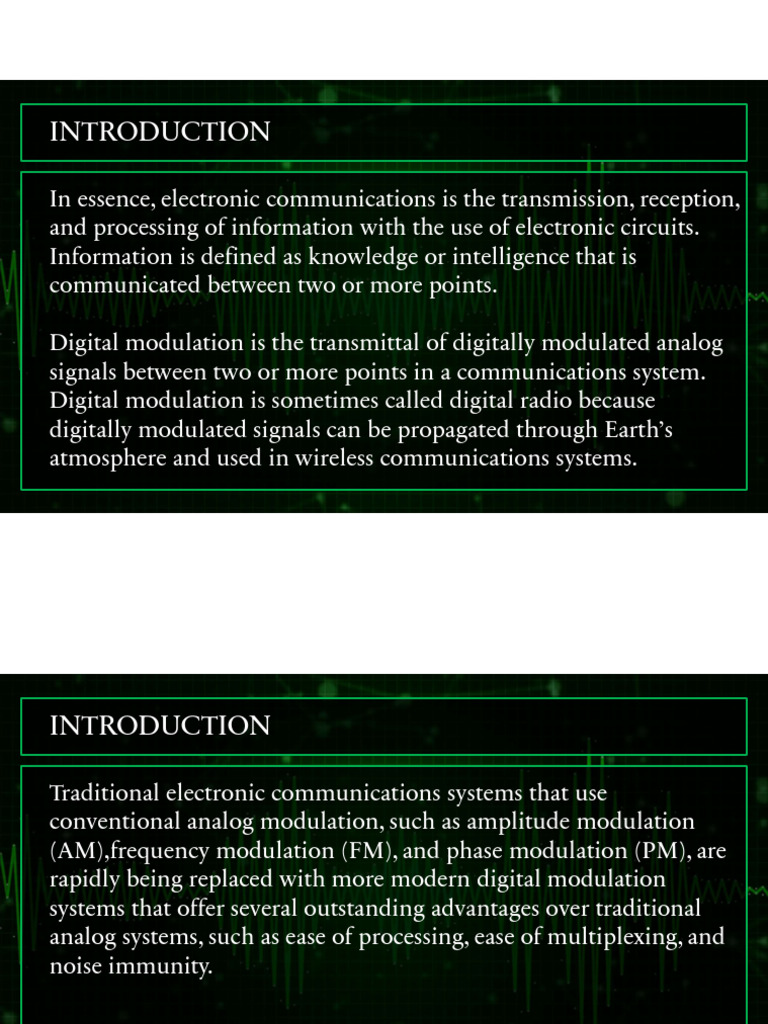 Digital Modulation | PDF