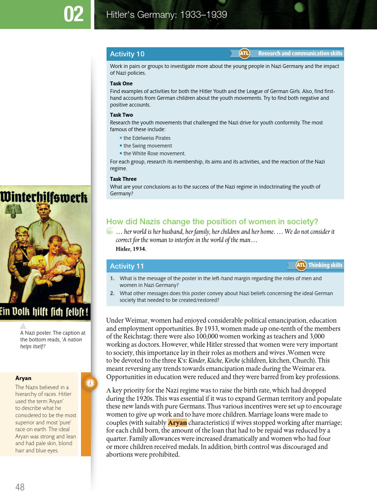 Alemania y Sus Women | PDF | Nazi Germany | Nazism