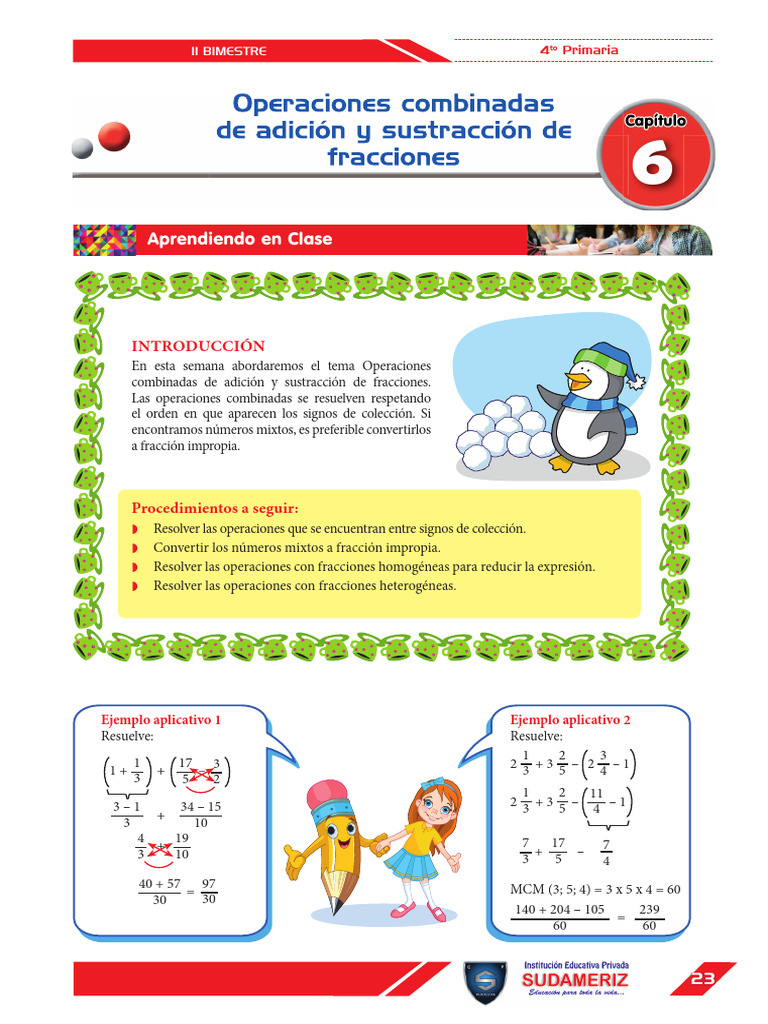 Operaciones Combinadas de Adicion y Sustraccion | PDF | Sustracción | Aritmética
