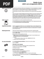 CF 2798 | PDF | Child Care