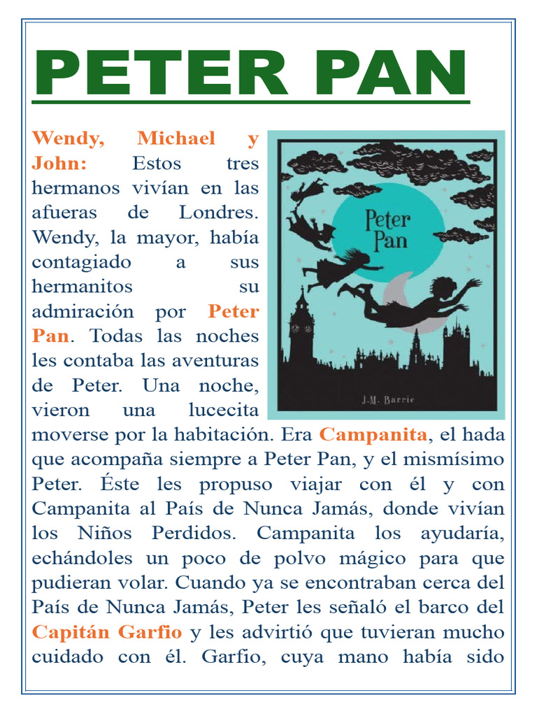 Aventuras Mágicas de Peter Pan | PDF