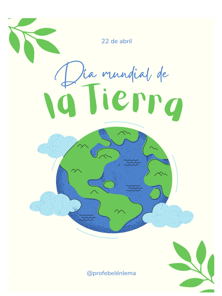 Proyecto - Día Mundial de La Tierra | PDF | Residuos | Reciclaje