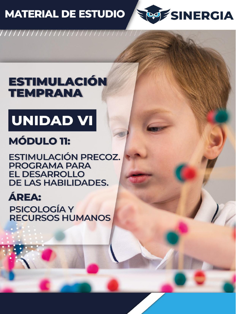 Modulo 11 - Estimulación Temprana Intervención Temprana | PDF | Aprendizaje | Desarrollo infantil